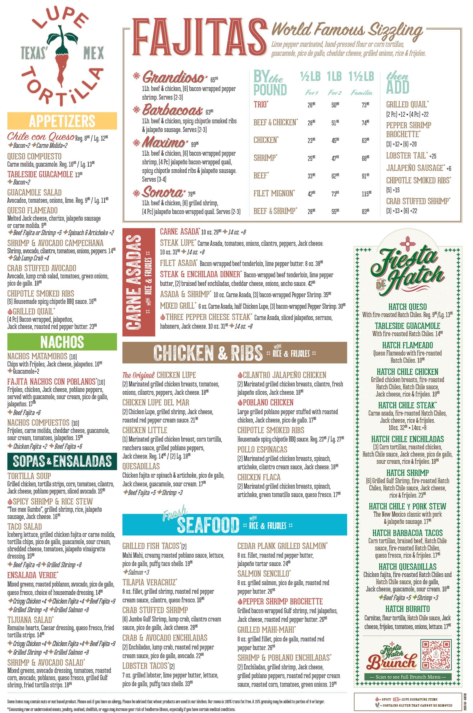 Hatch Menu - Lupe Tortilla